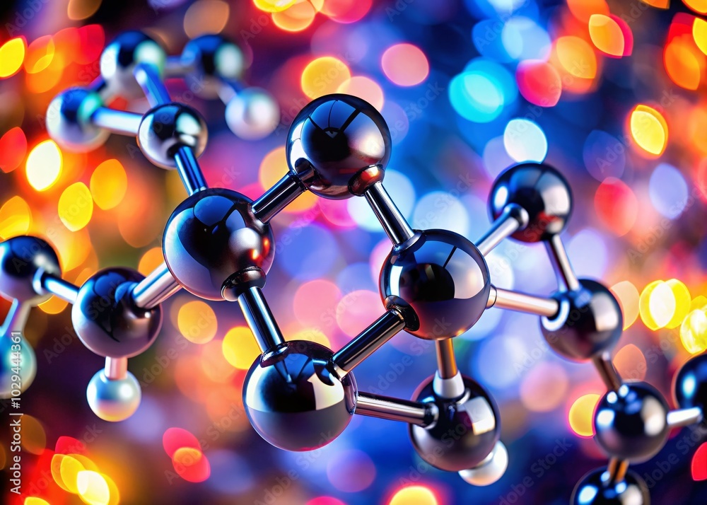 Macro Photography of Methanol Chemical Structure for Scientific and ...