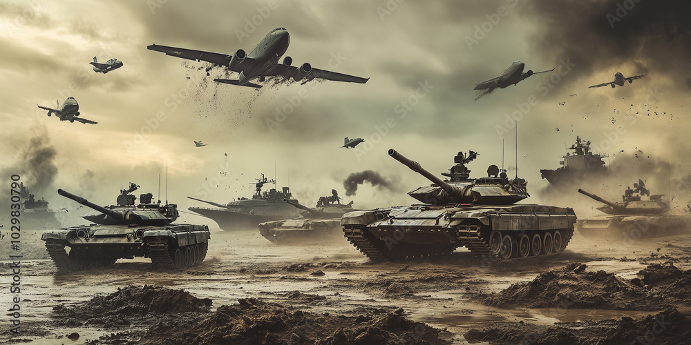 Illustrating a Multinational Military Exercise in Complex Terrain: A ...