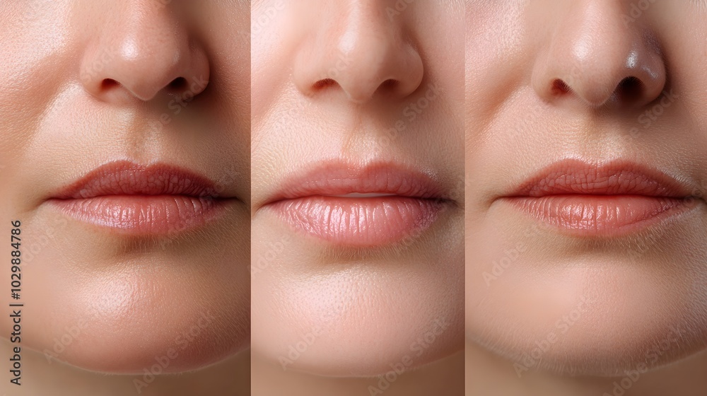 Step-by-step infographic explaining mouth wrinkle formation and ...