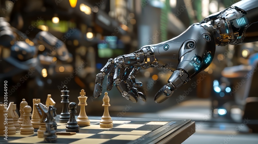 A robotic arm, powered by artificial intelligence, is about to defeat a ...
