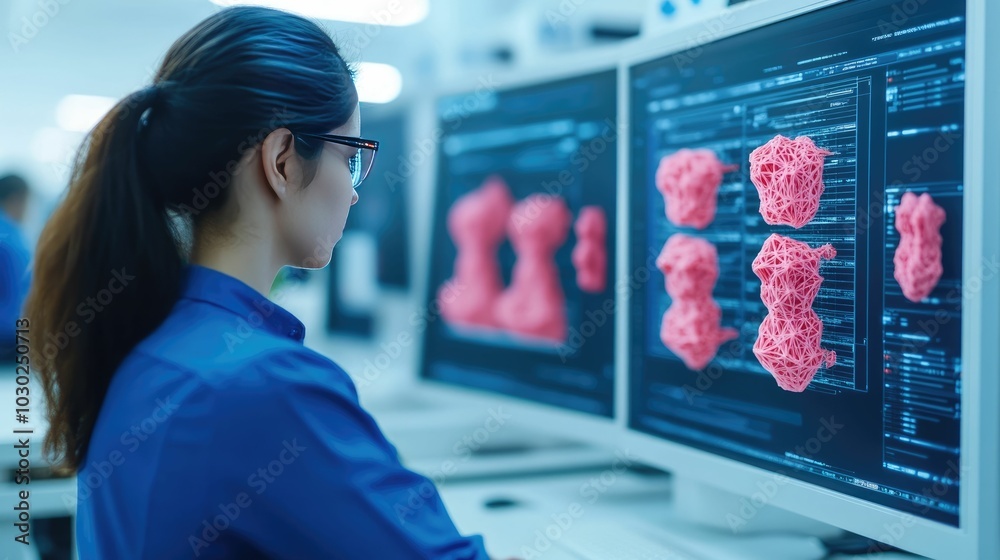 AI powered design software creating 3D printed objects based on user inputs and real time ...