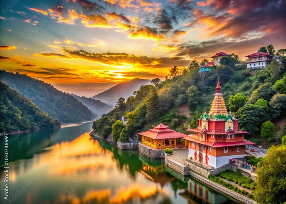 Majestic Goddess Naina Devi Temple in Nainitaal, Uttarakhand - Scenic ...