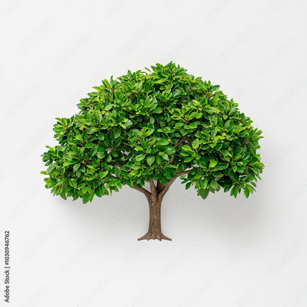 Tree in front view alpha png (Adolescent Common Oak tree 2) Stock ...