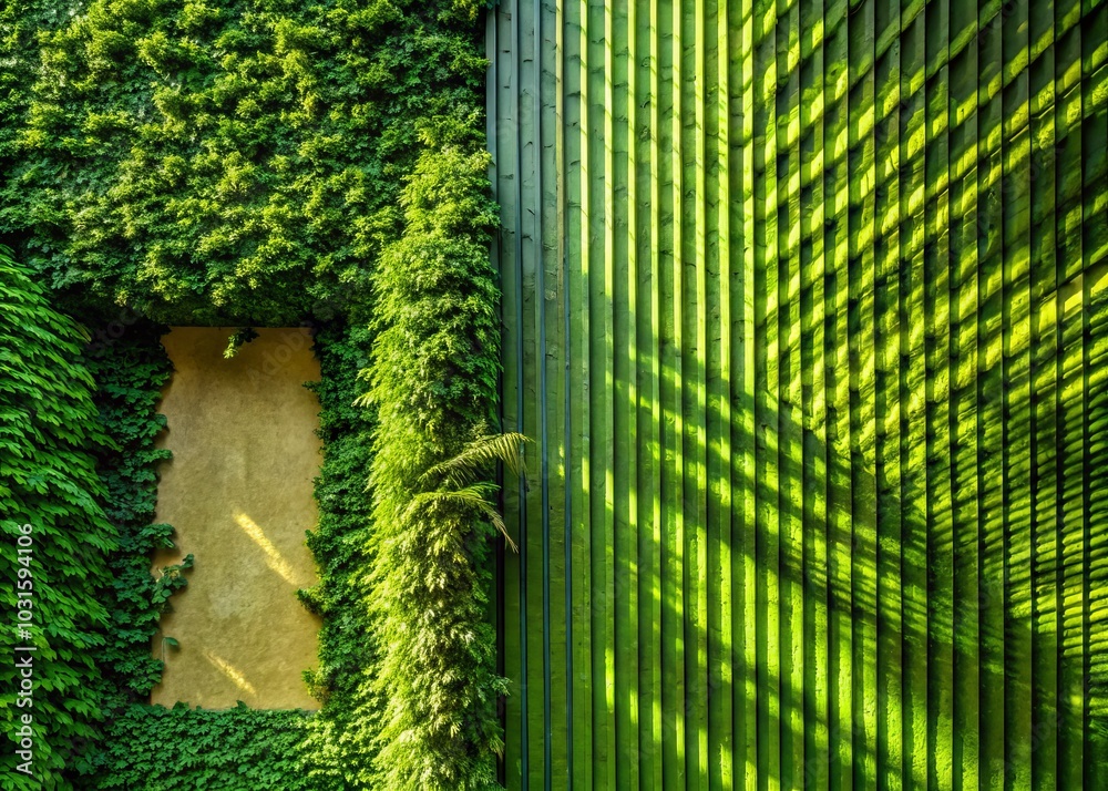 Green Wall Texture: Stripes and Shapes in Documentary Photography for ...