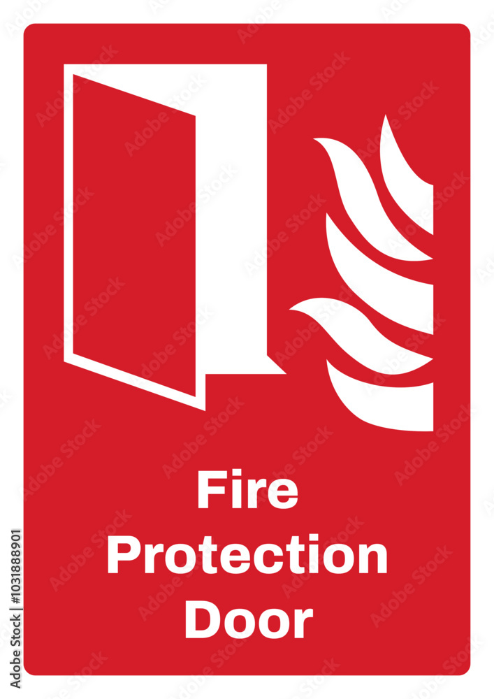 OSHA/ANSI fire prevention safety signs sentence case text_fire ...