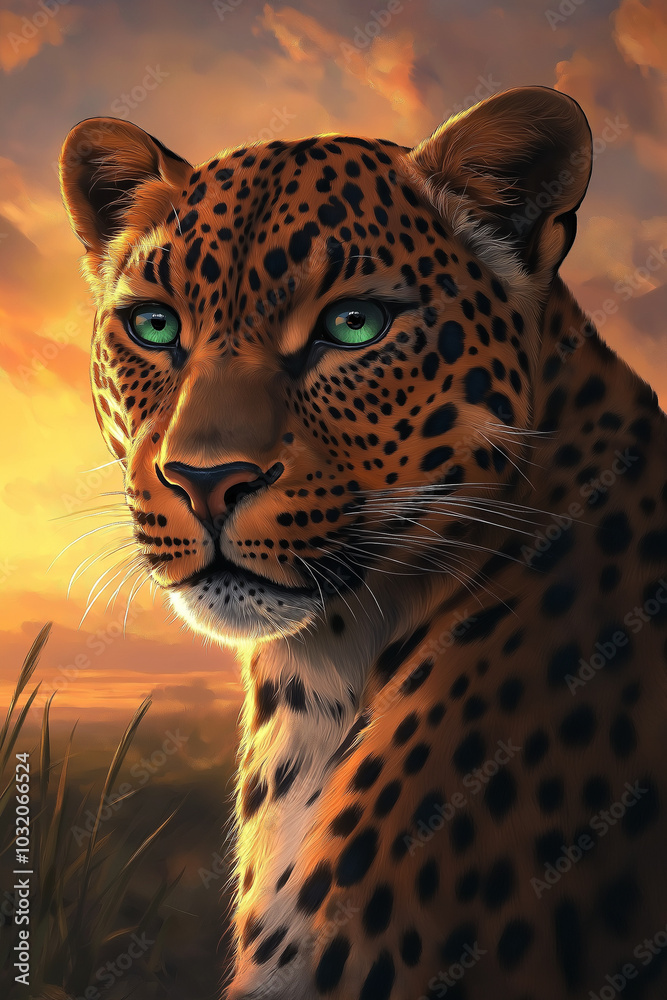 Nature's Elegant Predator: A Breathtaking Image of a Leopard in Motion ...