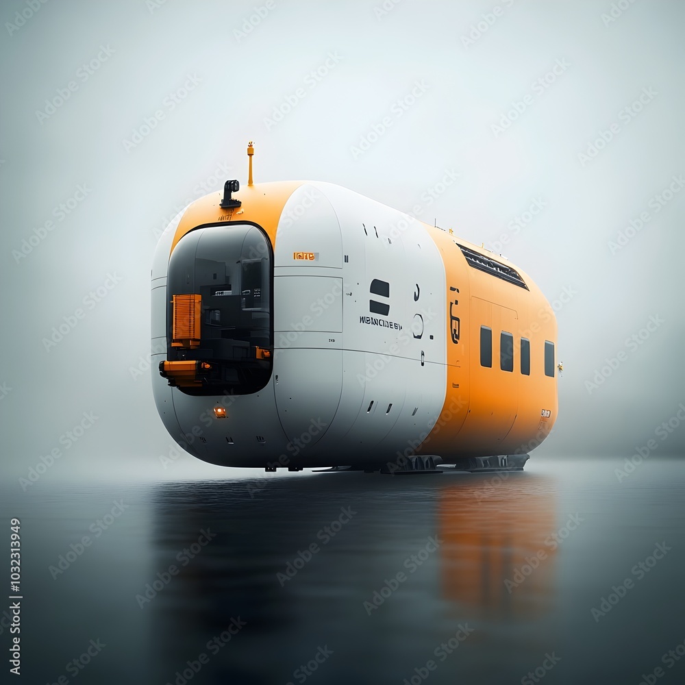 Massive technologically advanced container ships with sleek hull ...