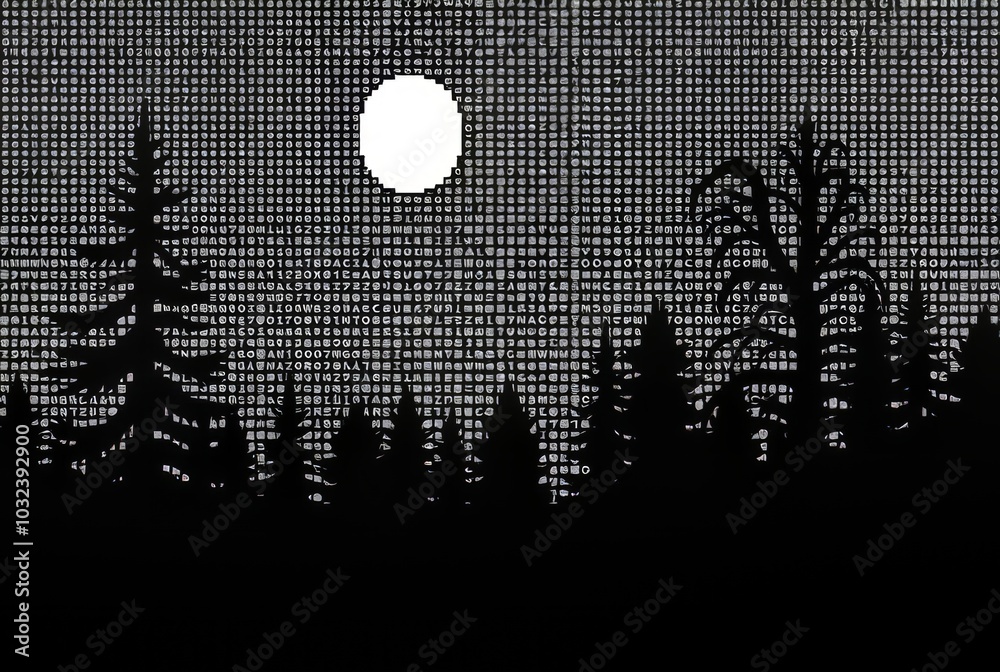 ASCII Art Convert the image into a text based representation usi Stock ...