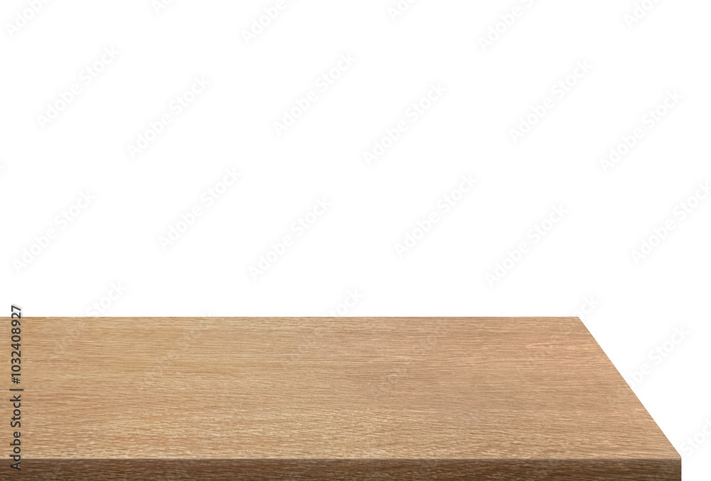 Side view of empty wooden table isolated PNG transparent. Stock Photo ...