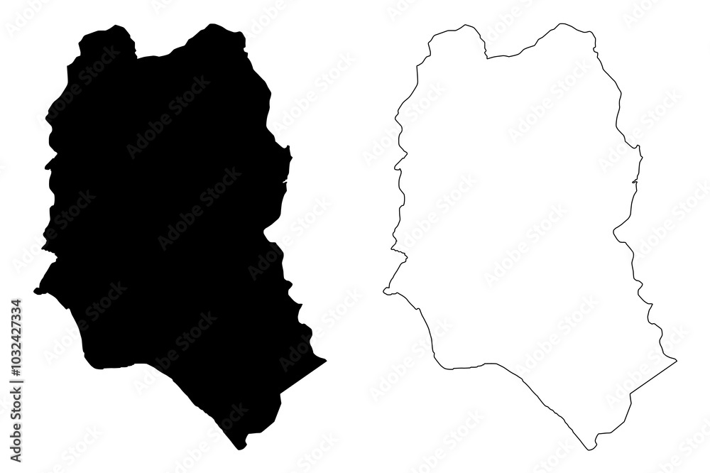 Dhaka City (Peoples Republic of Bangladesh) map vector illustration ...