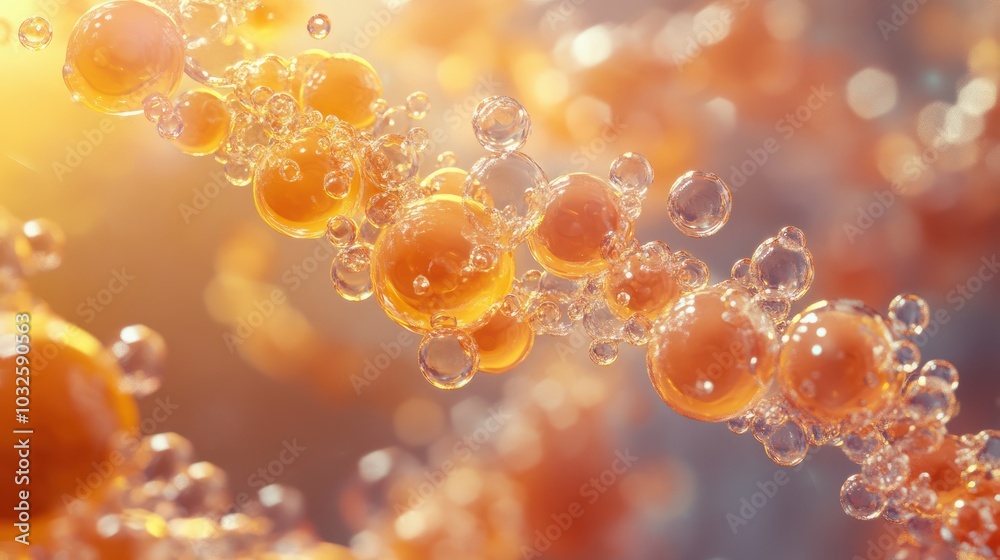 Protein atomic scale micro particles dna dnr atoms microscope molecular ...