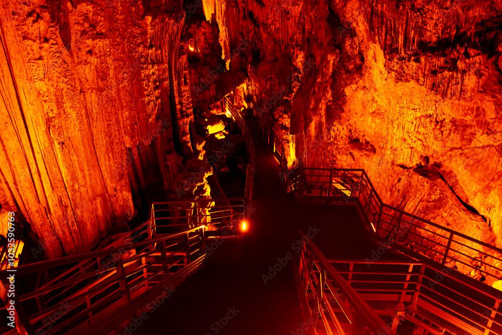 Astim Cave: This 200 m long cave is a stalactite-stalactite and natural ...