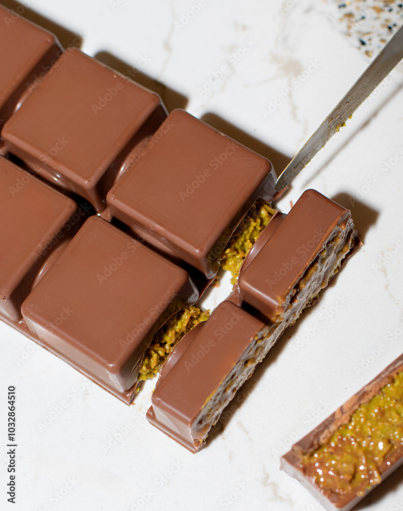 Dubai chocolate, viral chocolate 2024, trends , homemade chocolate with ...