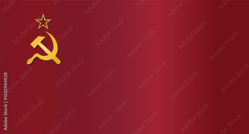 Flags of former Russian States, Soviet Union Symbols of the USSR Red ...