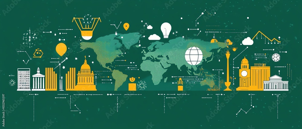 Colorful infographic illustrating ESG risk management, incorporating ...