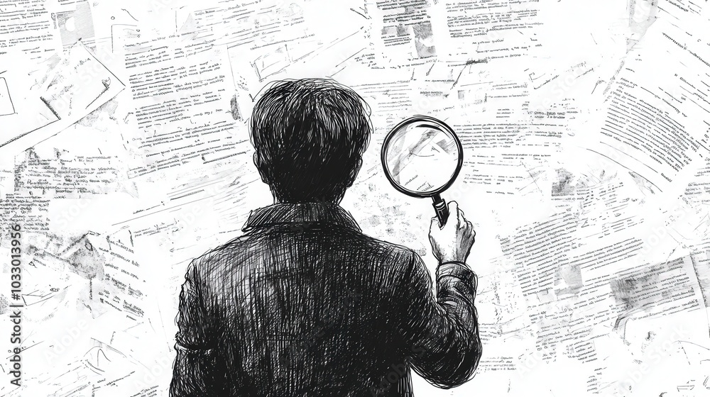 Uncovering Truth: Auditor Examining Fraud with Magnifying Glass ...