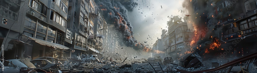 Visualize the chaos of disaster scenes with immersive 3D illustrations ...