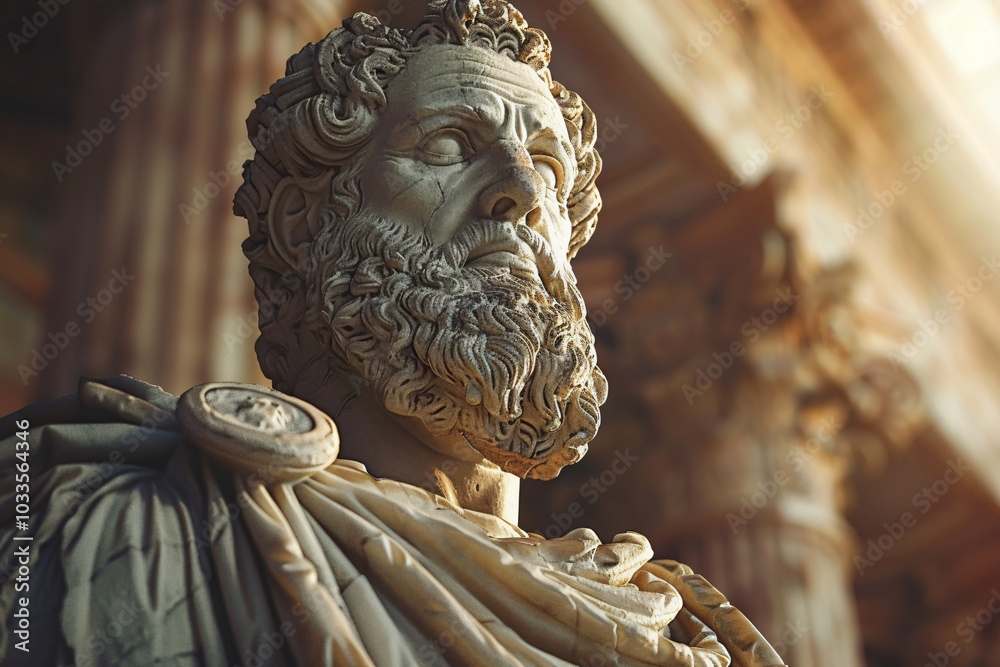 The Statue of Zeus at Olympia, one of the Seven Wonders of the Ancient ...