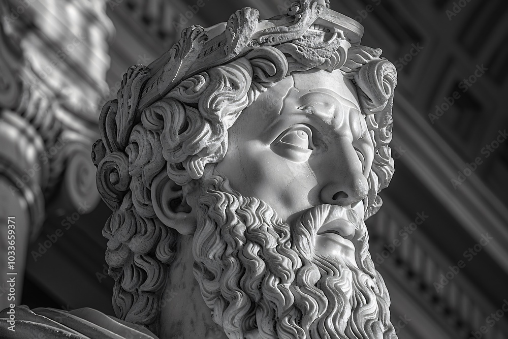 The Statue of Zeus at Olympia, one of the Seven Wonders of the Ancient World, is a magnificent ...