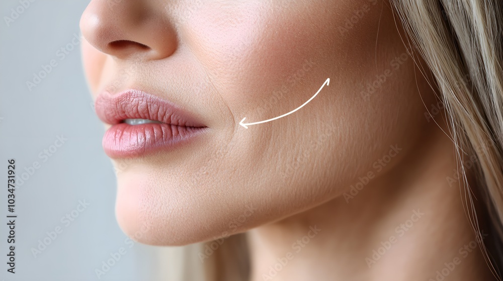 Develop an infographic explaining how wrinkles form around the mouth ...