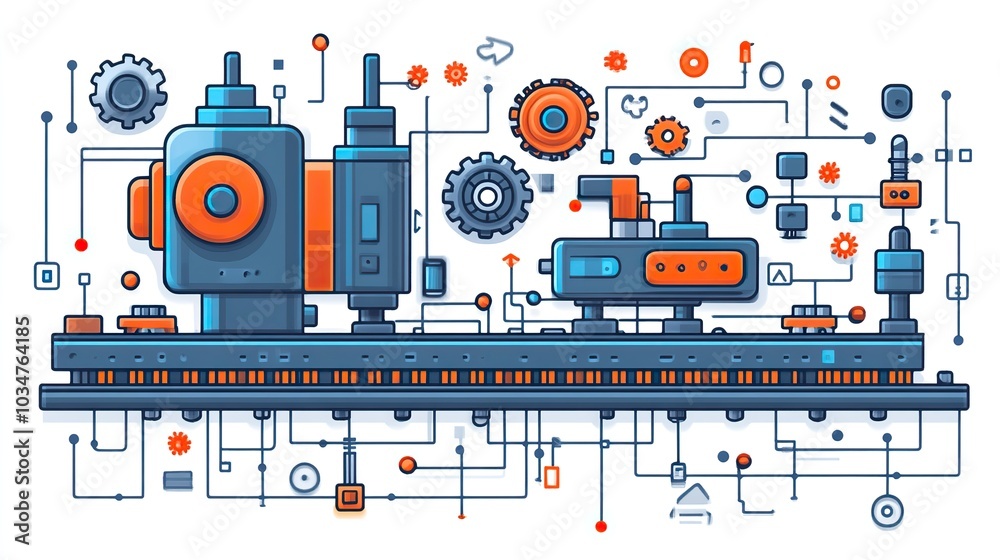 function concept in programming showcasing machine doodle drawing with ...