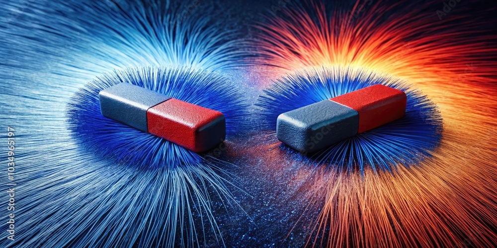 Stunning Silhouette Photography of Magnetic Field Interaction Between ...