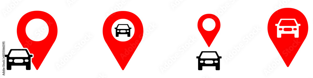 car location place, vehicle tracking, for map destination pick up order ...