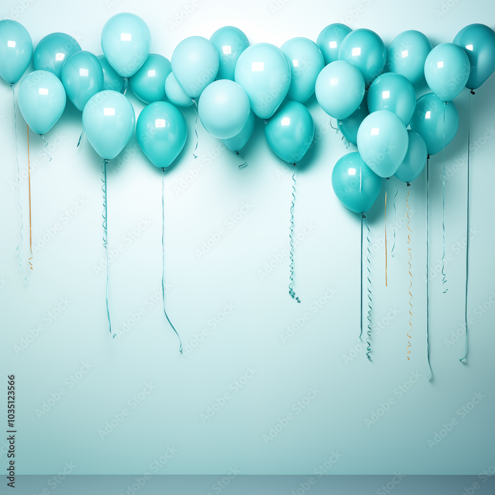 Birthday card balloons party invite, birthday invitation background ...