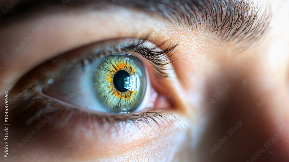 Eye cancer that affects the eye causes suffering and dizziness. It is a ...