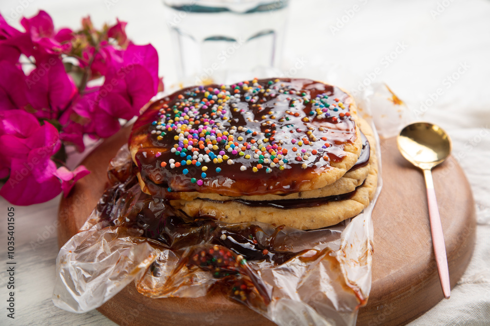 Foto de Stock Turron de Dona pepa traditional peruvian dessert peru ...