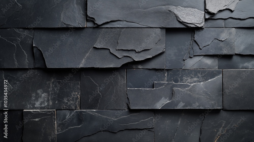 Elegant dark slate wall with rich deep texture and color palette for ...