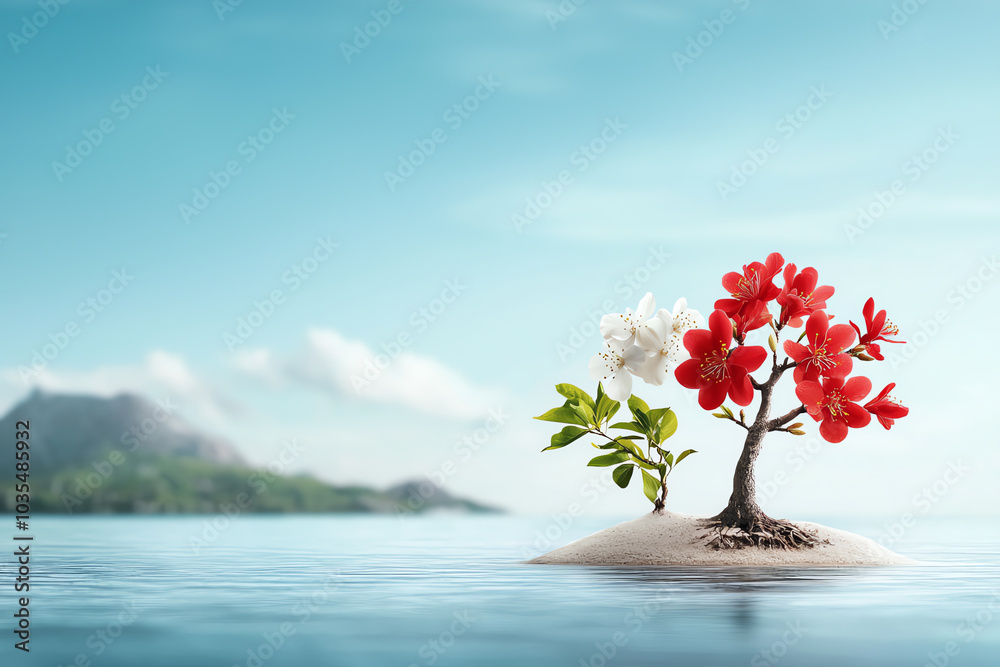 Artistic roadmap with symbols of a tree s growth stages, from young ...