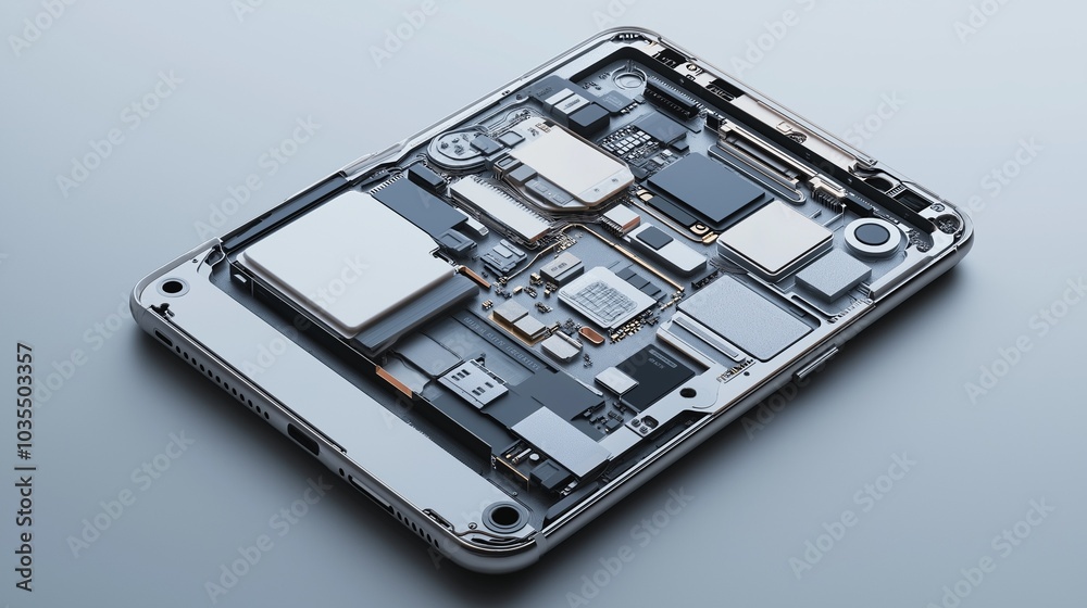 A detailed cross-section reveals the intricate internal components of a ...