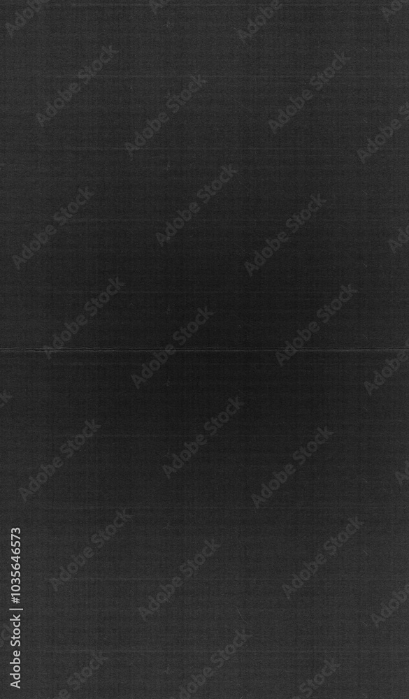 real scan of paper with dust and folding marks, thin dark or black copy ...