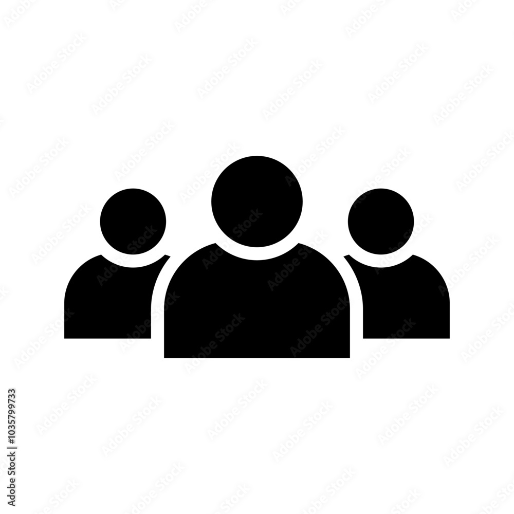 Browse icon sets. Symbol of group of people for your web site design ...