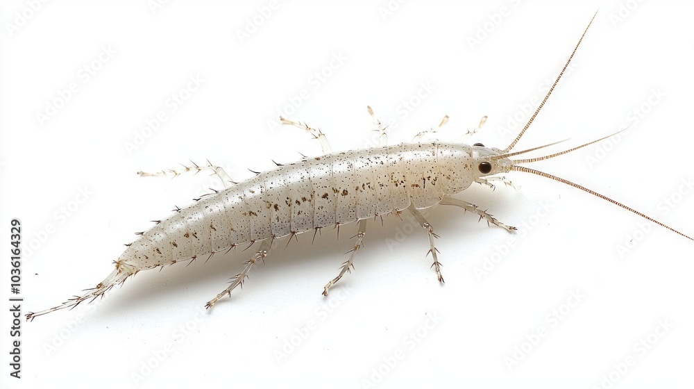 Silverfish a member of the Argentiniformes displays its slender ...