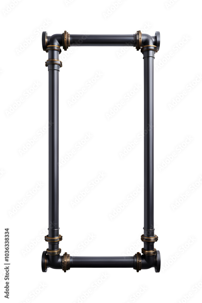 Pipe border frame png transparent background Stock Illustration | Adobe ...