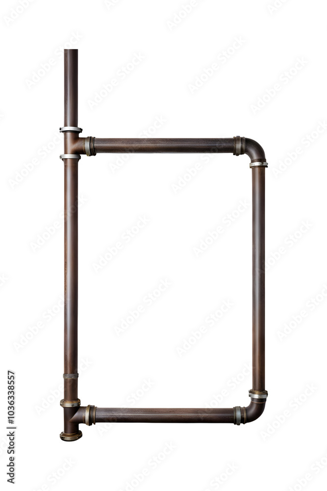 Pipe border frame png transparent background Stock Illustration | Adobe ...