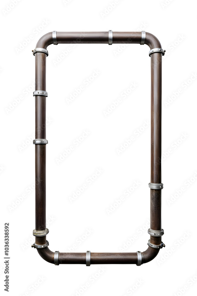Pipe border frame png transparent background Stock Illustration | Adobe ...