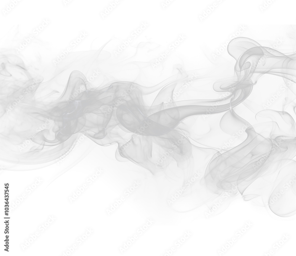 Smoke on transparent background, Stunning White and Grey Smoke Vapor ...