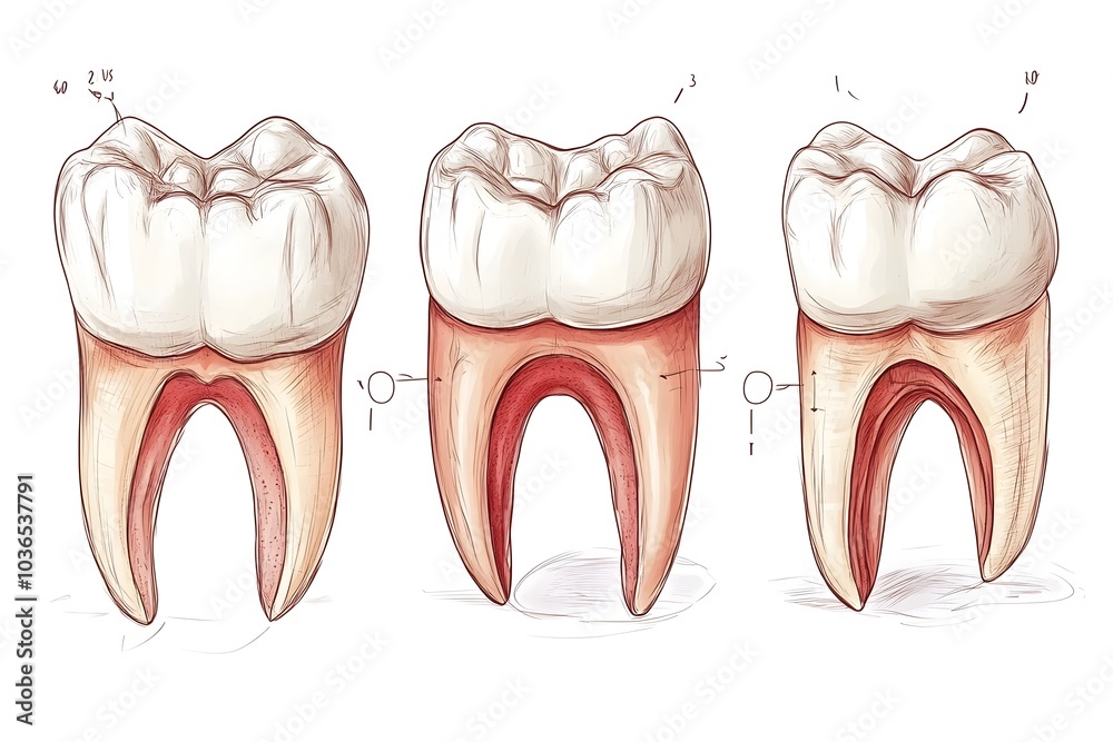 Detailed Diagram of Primary Tooth Development Stages and Timeline for ...