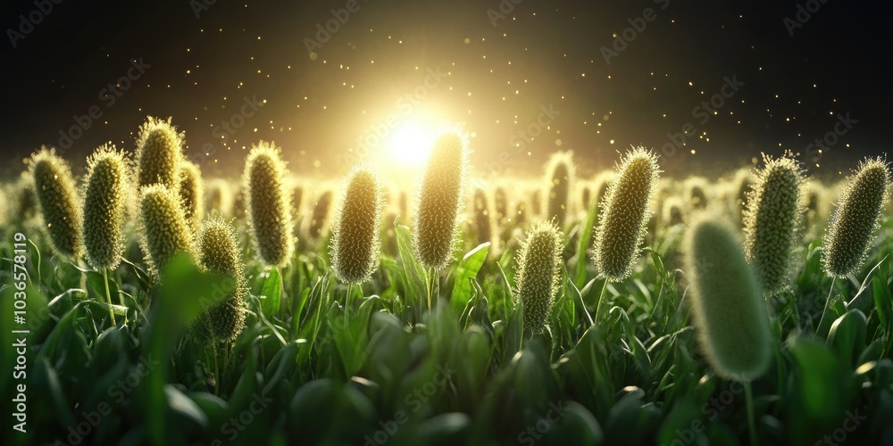 Stock-Illustration „Ergot fungus, scientifically known as Claviceps ...