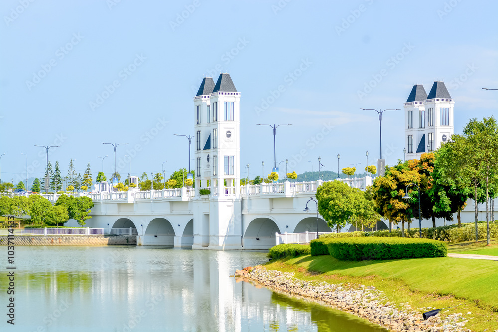 Puncak Alam, Malaysia: October 16th, 2024- The image shows the Bridge ...
