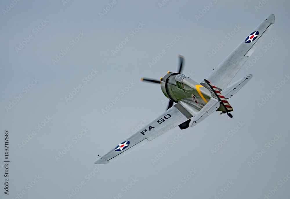 ภาพถ่าย Stock Victory Show, Leicester, Uk. August 2024. The Curtiss P ...