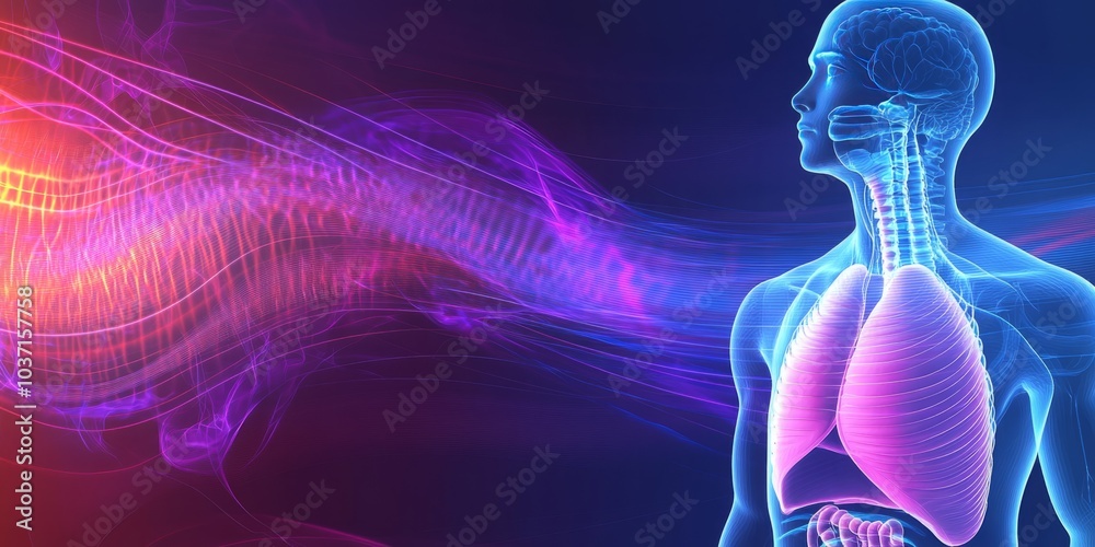 Illustration of the human digestive system with detailed anatomy of ...