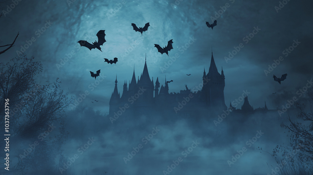 "Vampire Bats in the Night": A swarm of vampire bats flying through a ...