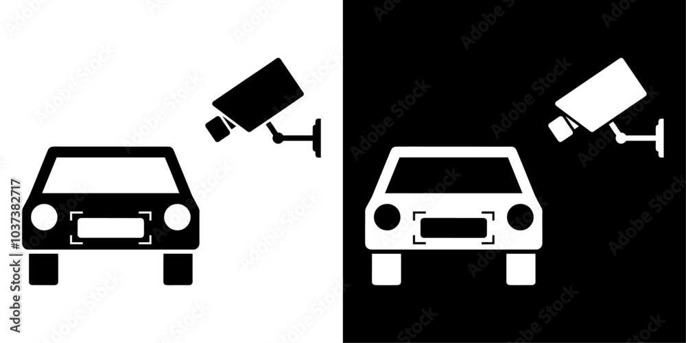 ofvs750 OutlineFilledVectorSign ofvs - license plate recognition vector ...