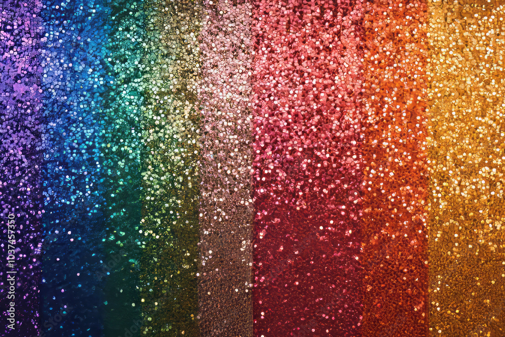 vibrant rainbow glitter textures for stunning backgrounds and creative projects Stock Photo ...