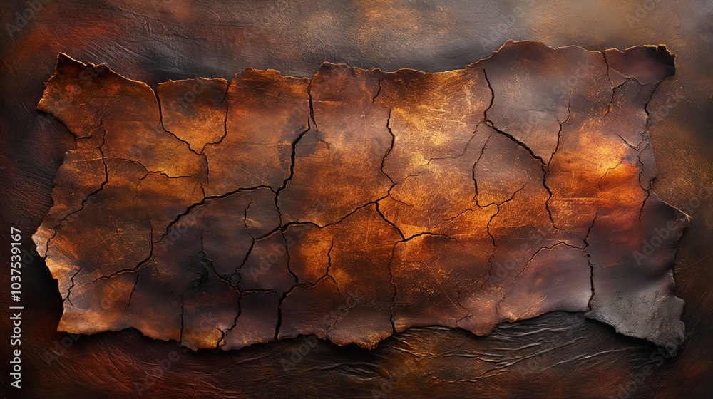 Textured map of puerto rico in vintage brown tones with cracked surface ...