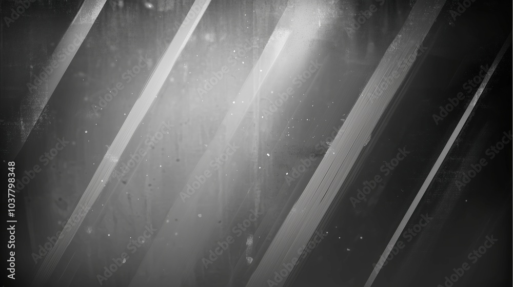 Ultra-realistic black and white film grain texture with cinematic light ...